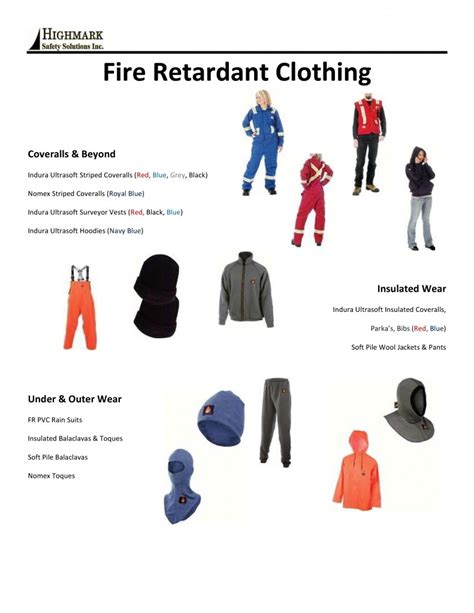 Personal Safety And Fire Retardant Clothing In Calgary
