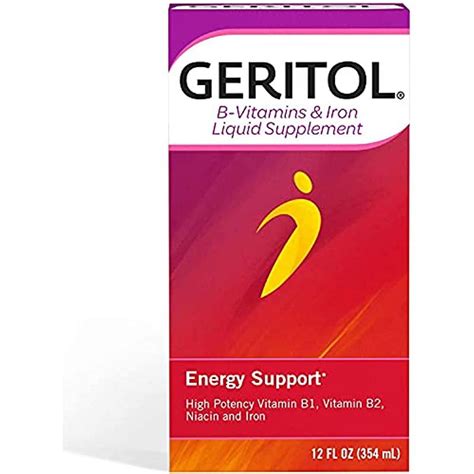 Geritol Liquid Energy Support B Vitamine And Amp Maroc Ubuy