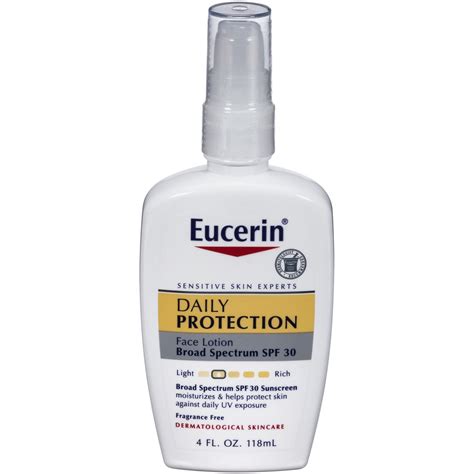Eucerin Daily Protection Face Lotion Sunscreen For Sensitive Skin Spf
