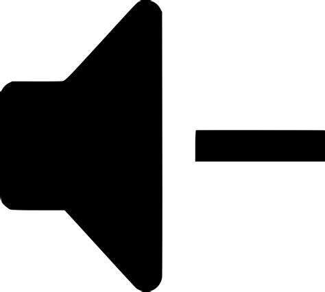 Speaker Volume Decrease Svg Png Icon Free Download 494242