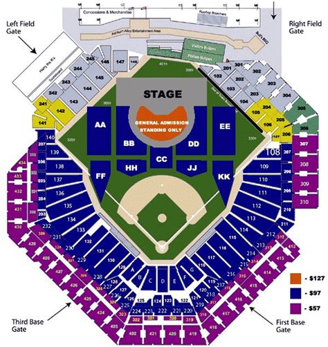 Phillies Seating Chart With Seat Numbers