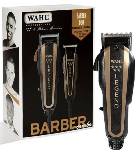 Wahl 5 Star Series Barber Combo Legend Clipper And Hero T Blade Trimmer