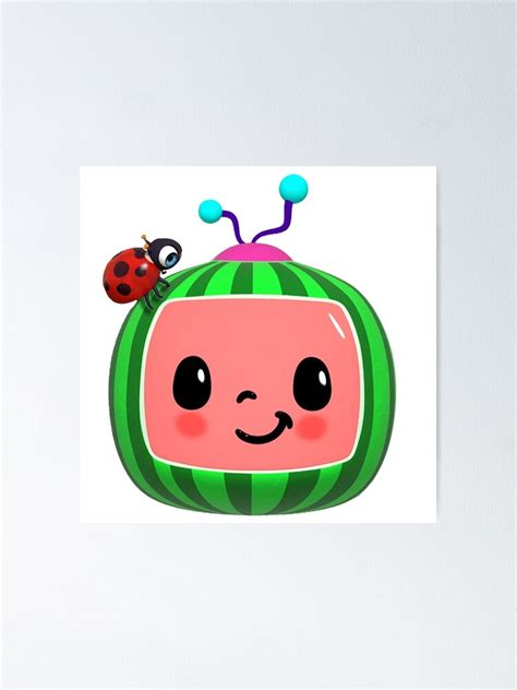 Cocomelon Cute Poster For Sale By Sophiahartle Redbubble