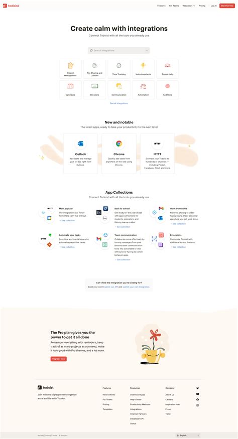 Todoist Website Design Lapa Ninja