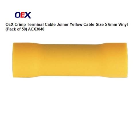 Splice Condt Inline Crimp 6mm2 Lugs And Links Installation All Categories Electrical