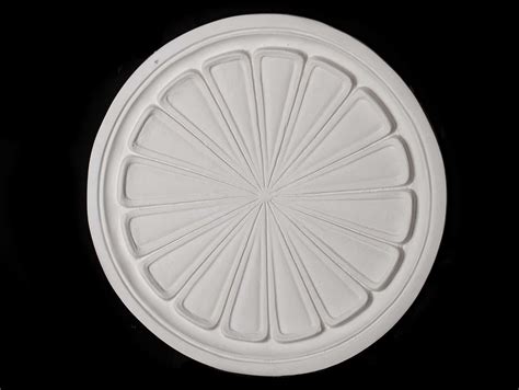 Rch 03s Sliced Orange Round Ceiling Rose Solid Classic Ceiling Supplies