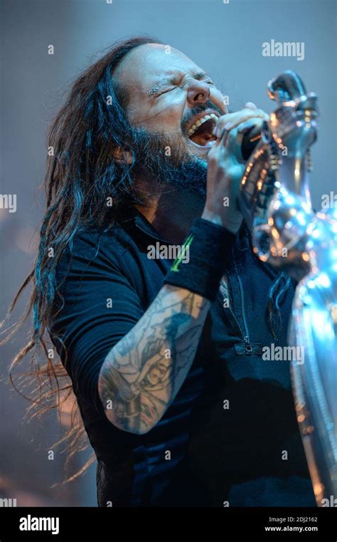 Korn Performing Live During The 1st Edition Of The Download Festival In