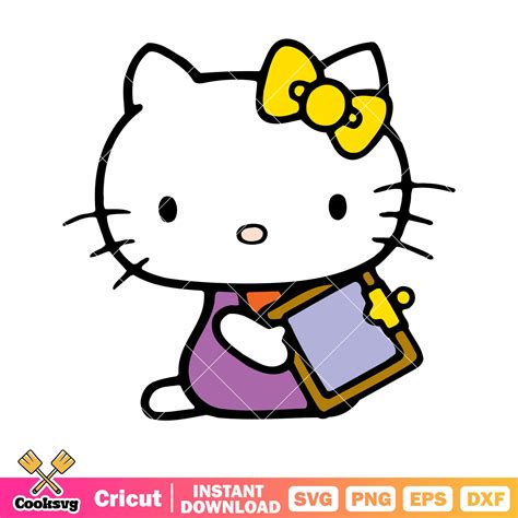 Hello Kitty School Clipart