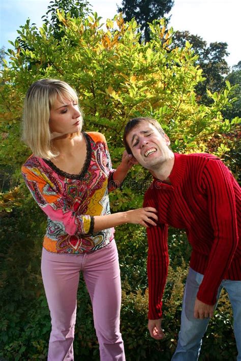 Punishment Stock Image Image Of Autumn Couple Face 3340477