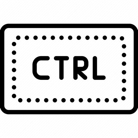 ctrl key action alternate control function shortcut icon