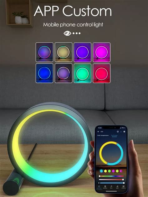 Умный светодиодный ночник, Настольный светильник RGB с поддержкой ...