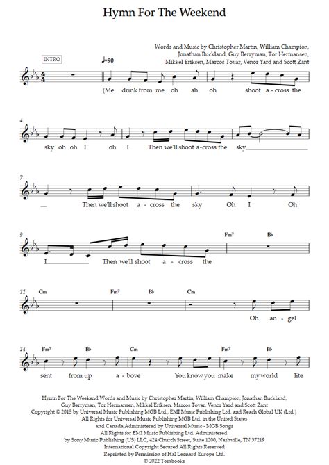 Hymn For The Weekend Coldplay Chords Guitarplayerbox Mrfbk