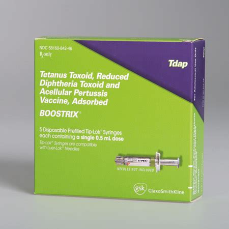 Boostrix Tdap Vaccine 05 Ml Pfs 10pack