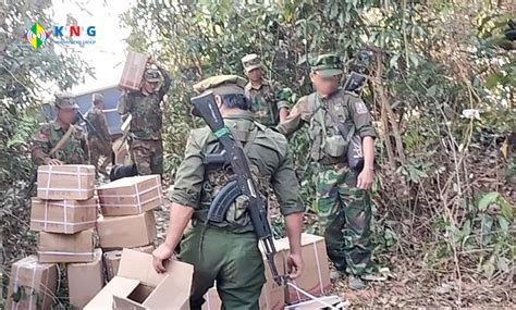 မူးယစ်ဆေးဝါး ထုတ်လုပ်သည့် ပစ္စည်းများကို ဖမ်းဆီးမီးရှို့ခြင်းသည် Tnla န