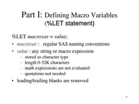 Ppt Epib 698e Lecture 12 Introduction To Sas Macro Powerpoint