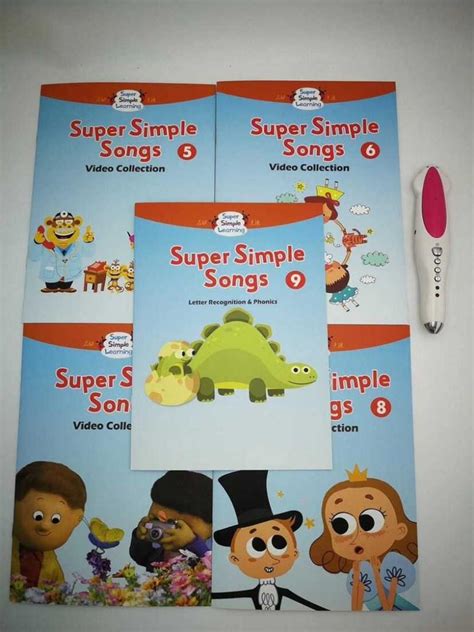 點讀《super Simple Songs最全九本分冊》 興趣及遊戲 書本 And 文具 小朋友書 Carousell
