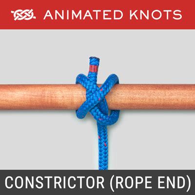 Constrictor Knot Rope End Method How To Tie A Constrictor Knot