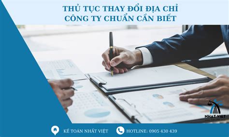 Thủ tục thay đổi địa chỉ công ty chuẩn cần biết