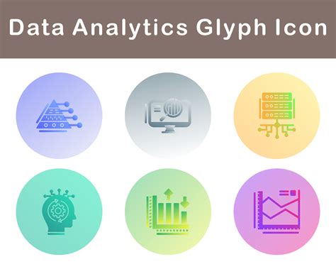 Data Analytics Vector Icon Set 21072933 Vector Art At Vecteezy