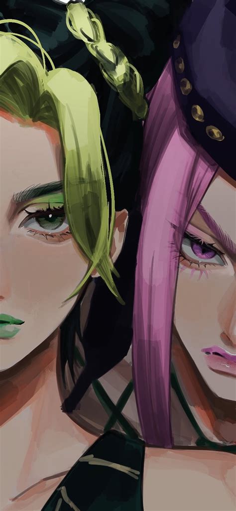 Kujo Jolyne And Narciso Anasui Jojo No Kimyou Na Bouken And 1 More