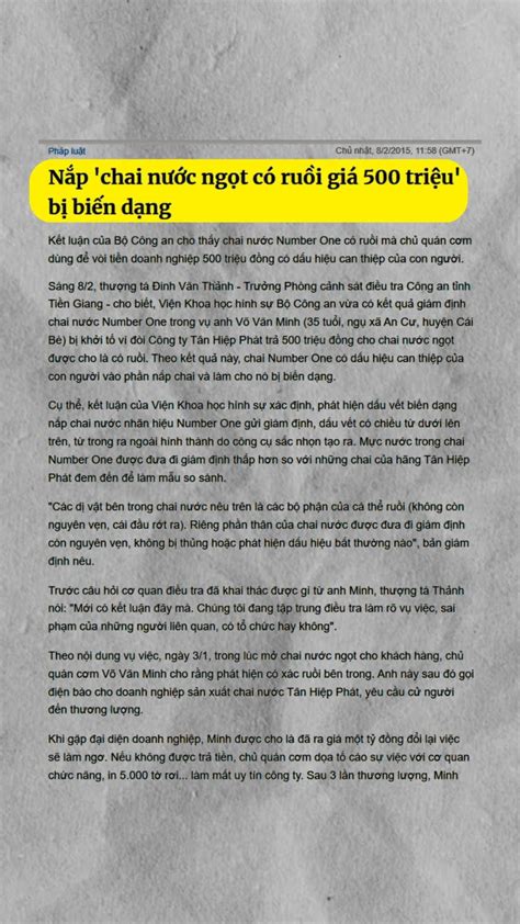 Sự Thật Về Vụ án “con Ruồi” Và Tư Duy Phản Biện Trong đầu Tư