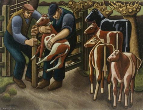 Buy Museum Art Reproductions Selecting Calves 1950 By William Patrick