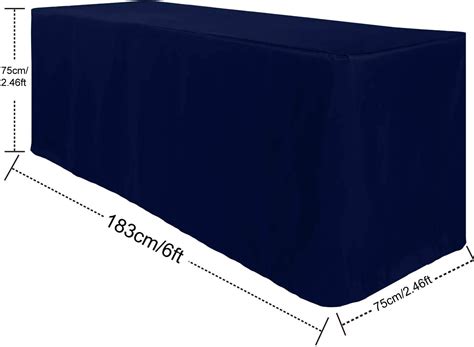 Abccanopy Kitchen Rectangular Stretchable Spandex Table Cover 6ft Tablecloth Spandex Tight Fit