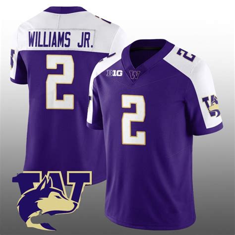 Washington Huskies Williams Jr Big Ten Jersey Grishko