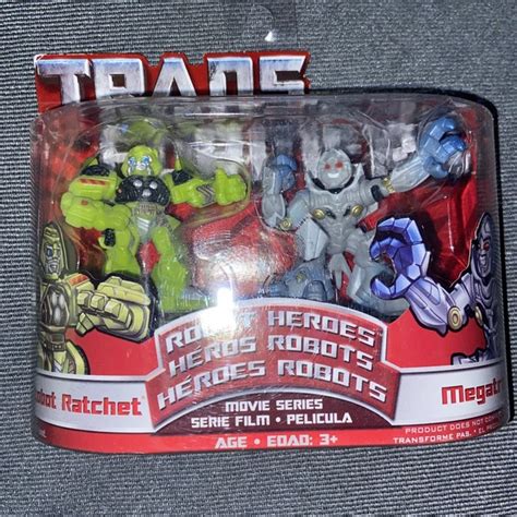Transformers Robot Heroes Movie Series Ratchet Megatron 19 99 Picclick Ca