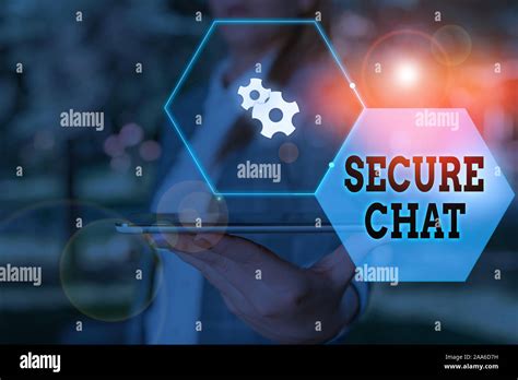 Handwriting Text Secure Chat Conceptual Photo Approach To Protect