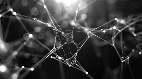 Abstract Network Structure Premium Ai Generated Image