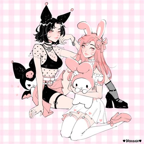 34 My Melody And Kuromi Macthing Pfp Ideas Cute Icons Anime Best