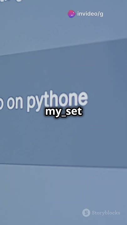 Python Sets Explained In 60 Seconds Programming Codingcommunity