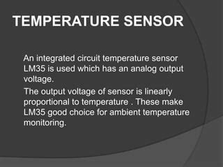 Mobile Based Temperature Monitoring System PPT