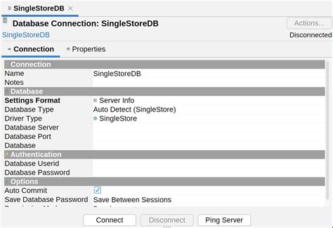 Connect With Dbvisualizer · Singlestore Helios Documentation
