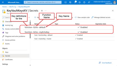 Azure Functions Tips How To Store The Functions App Keys Into Keyvault