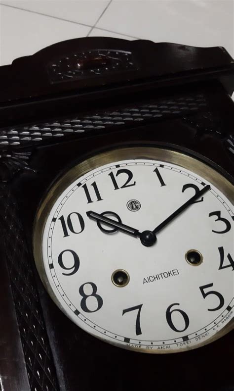 Aichi Tokei Pendelum Clock Hobbies And Toys Memorabilia And Collectibles Vintage Collectibles On