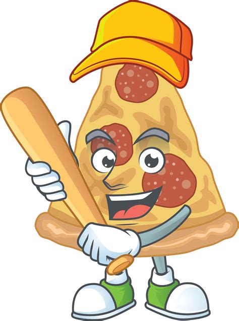 Cartoon Character Of Slice Of Pizza 21603674 Vector Art At Vecteezy