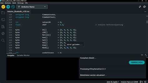 arduino ide 2 3 3 hängt deutsch arduino forum
