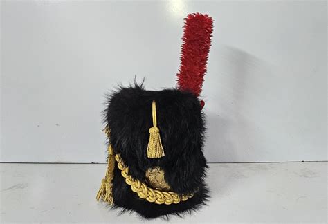 Napoleonic 1st Empire French Imperial Guard Shako Hat With Bearskin