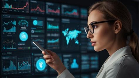 A Data Scientist Using Ai Tools To Analyze Consumer Behavior And Market Trends Premium Ai