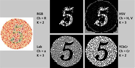 Image Segmentation Via K Means Clustering To Decipher Color Blindness Tests • Najam R Syed