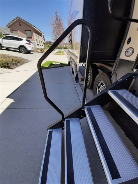 Handrail For First Generation 4 Step Morryde Steps Morryde Accessories