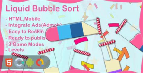 Liquid Bubble Sort Html5 Construct 3 Mobile Codes Cave Nulled