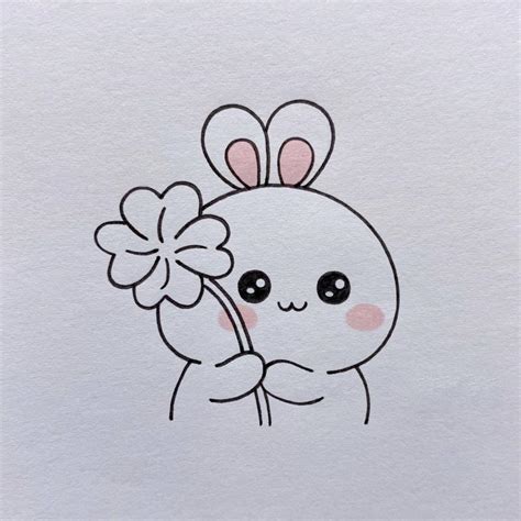 小兔子头像简笔画图片（12张）简笔画图片大全