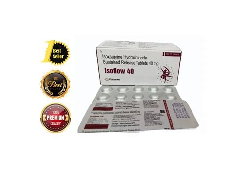 Isoxsuprine 40 Mg Sr Tab At Rs 1150 Box Isoxsuprine Tablets In