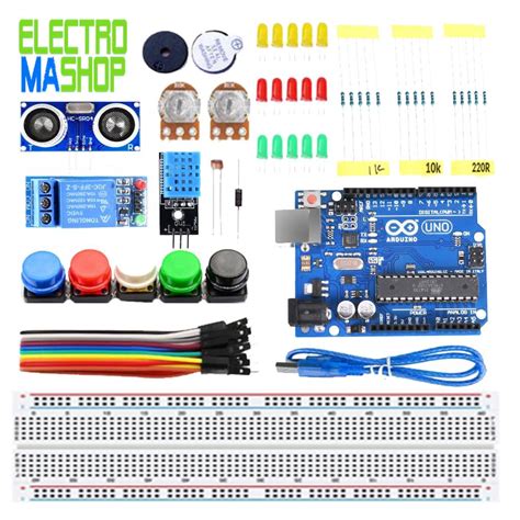 Nouveaux Pack Arduino Uno R3 Starter 🤖🤖🤖 Pack Arduino Uno Starter 3 🤖🤖🤖