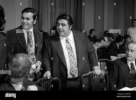 Argentine Tv Film And Theater Actor Jorge Porcel During An Aptra Tv And Radio Journalist