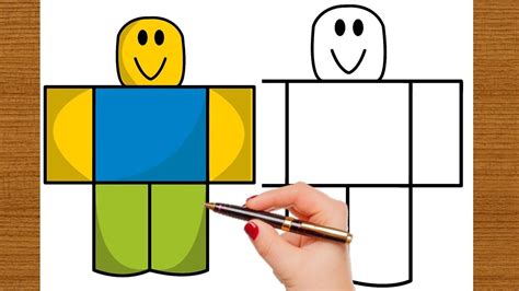 How To Draw Roblox Noob YouTube