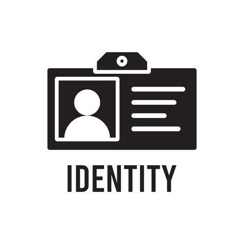 Premium Vector Identity Icon Vector